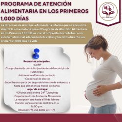 Convocatoria – Programa de Atención Alimentaria en los Primeros 1,000 ...